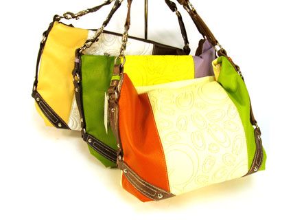 Wholesale Handbags #pe-7012 Designer Inspired Tri Color Tote Bag has a ...