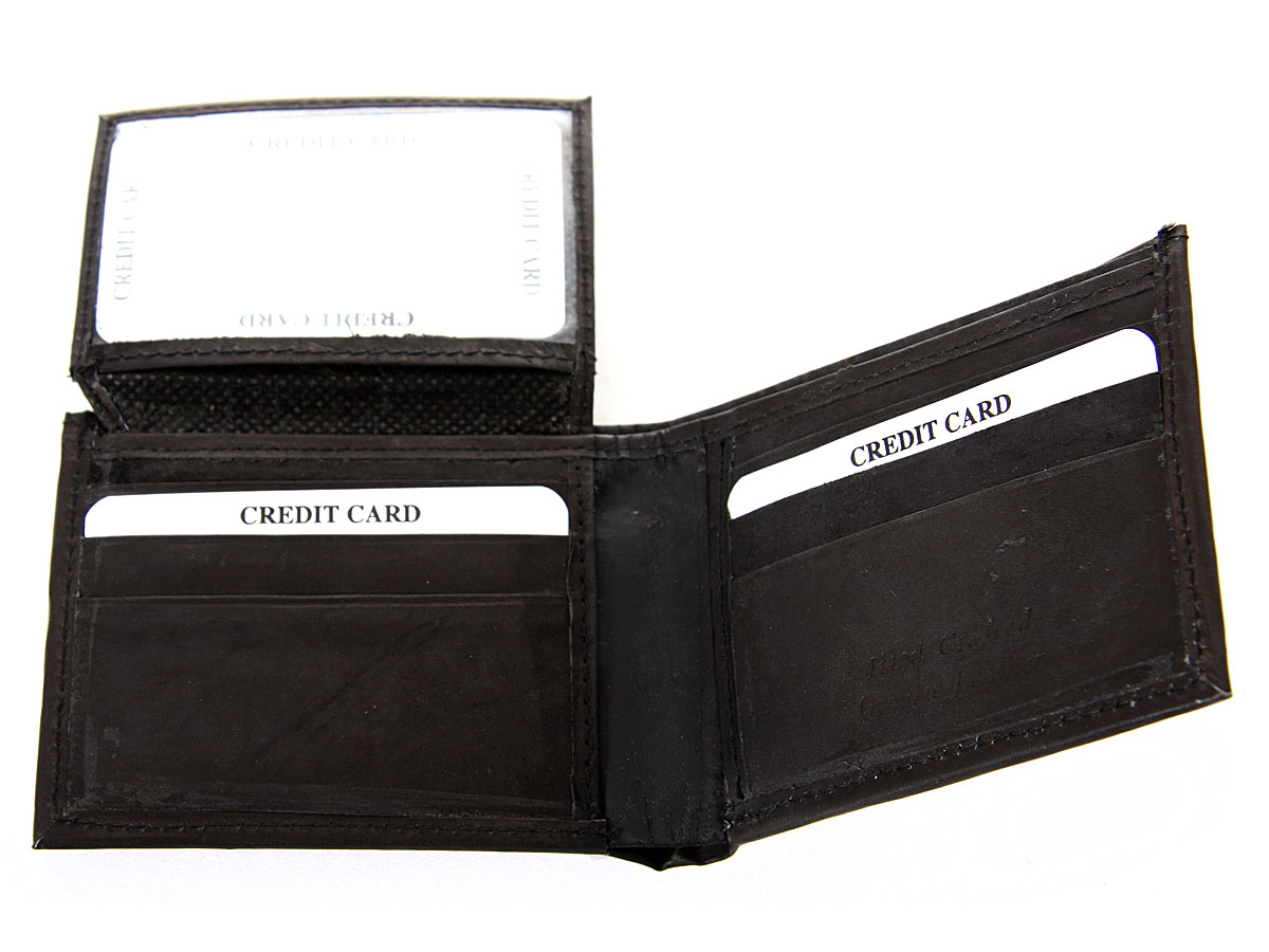 Wholesale Handbags #a-18 Genuine leather bi-fold men wallet